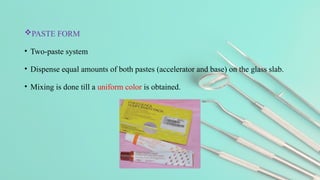 ZINC OXIDE EUGENOL CEMENTS PRESENTation endo | PPTX