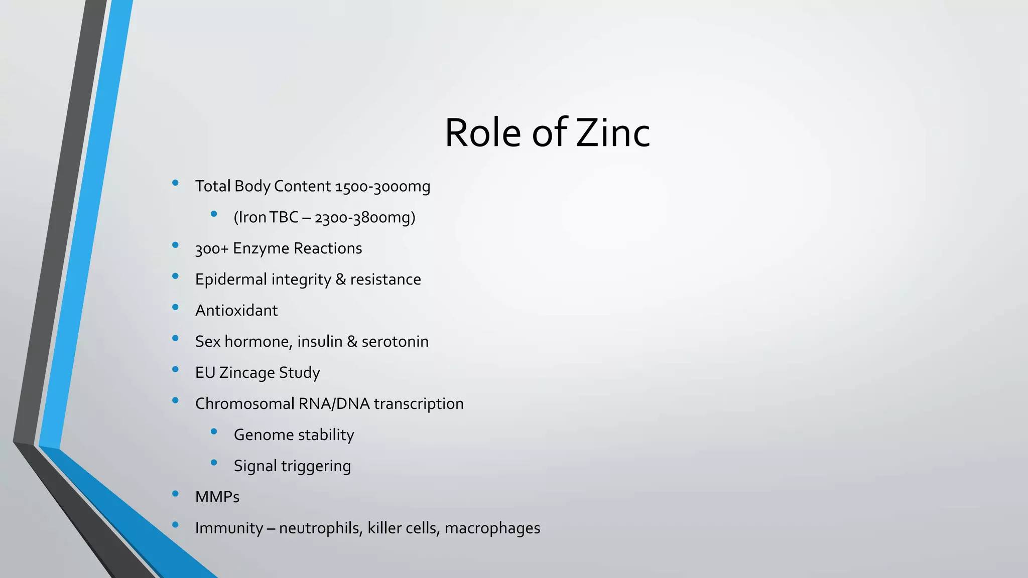 MMP's and the Role of Zinc in Wound Healing | PPT