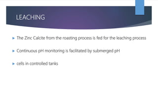 Zinc Production and Galvanizing | PPTX