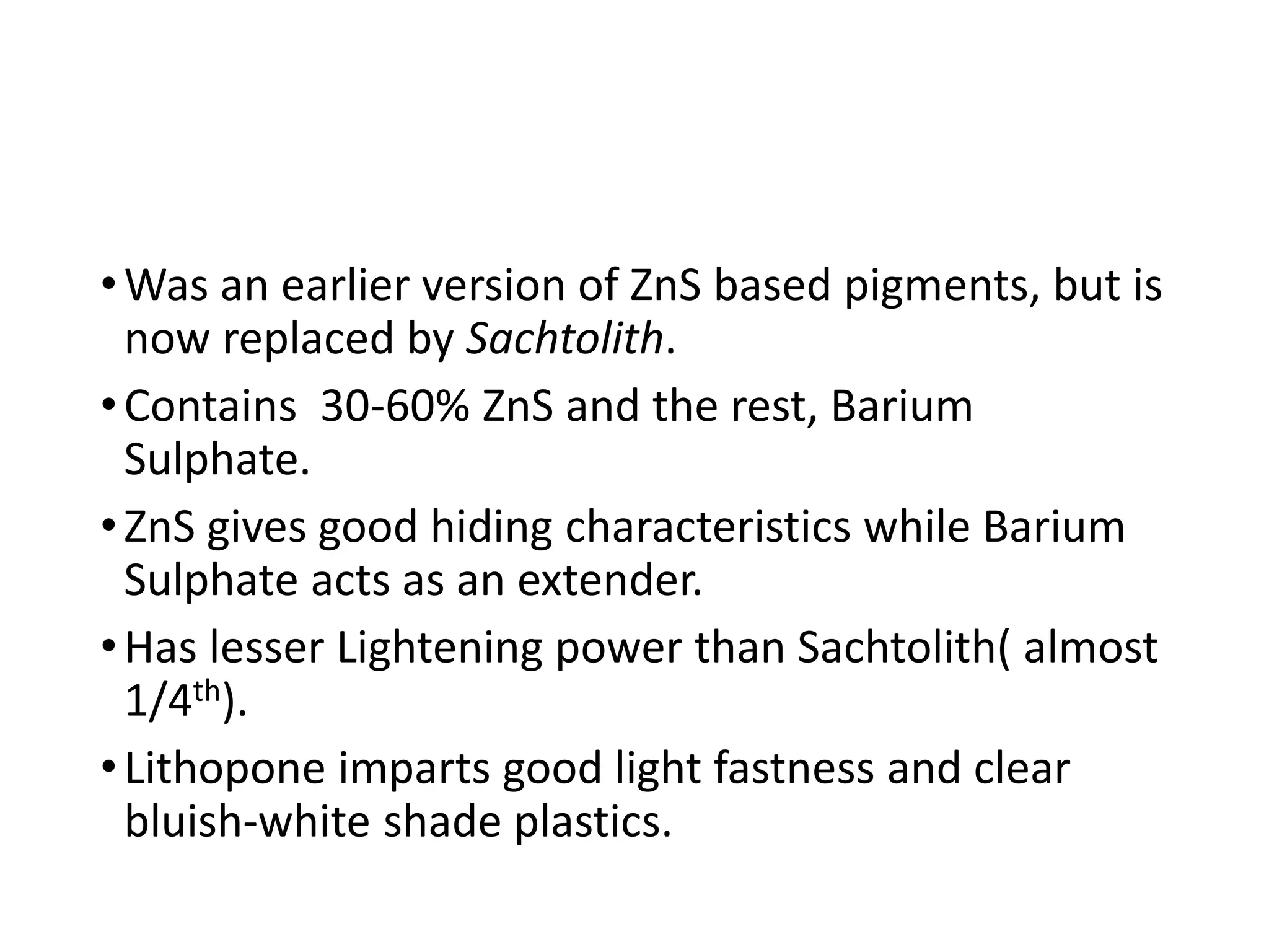 Zinc sulphide (zn s) | PPTX