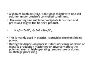 Zinc sulphide (zn s) | PPTX