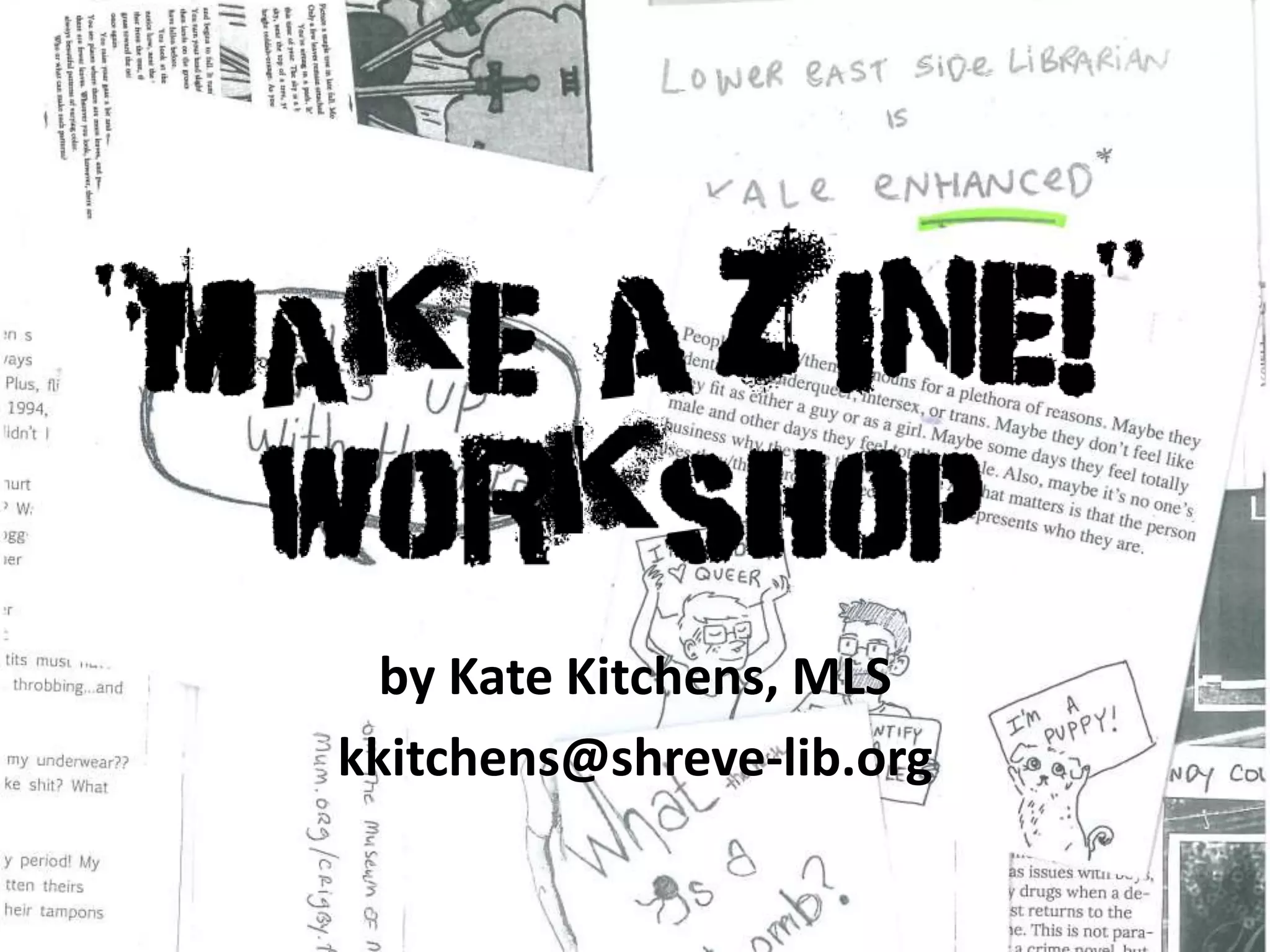Zine presentation | PPTX