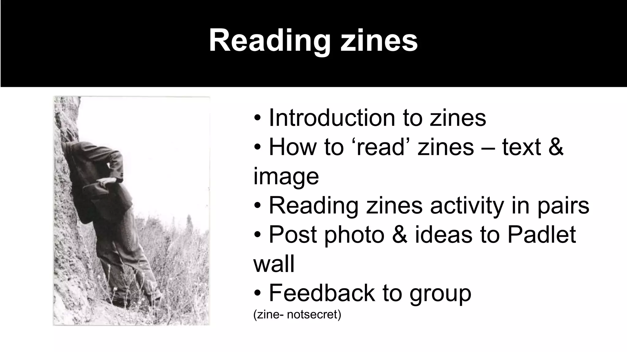 Zines microteach | PPTX