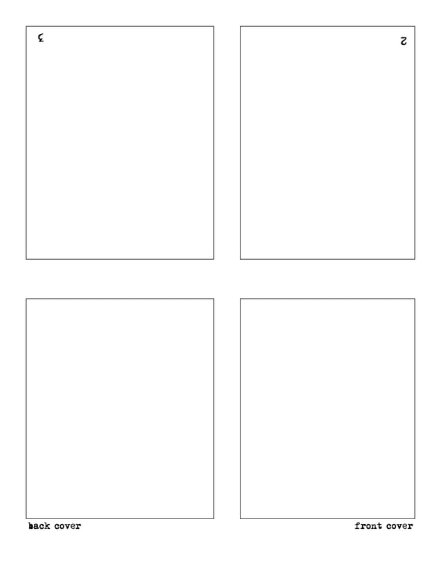 Zine template | PDF