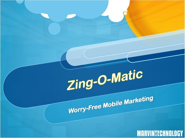 Zing-O-Matic Presentation | PDF | Email | Internet