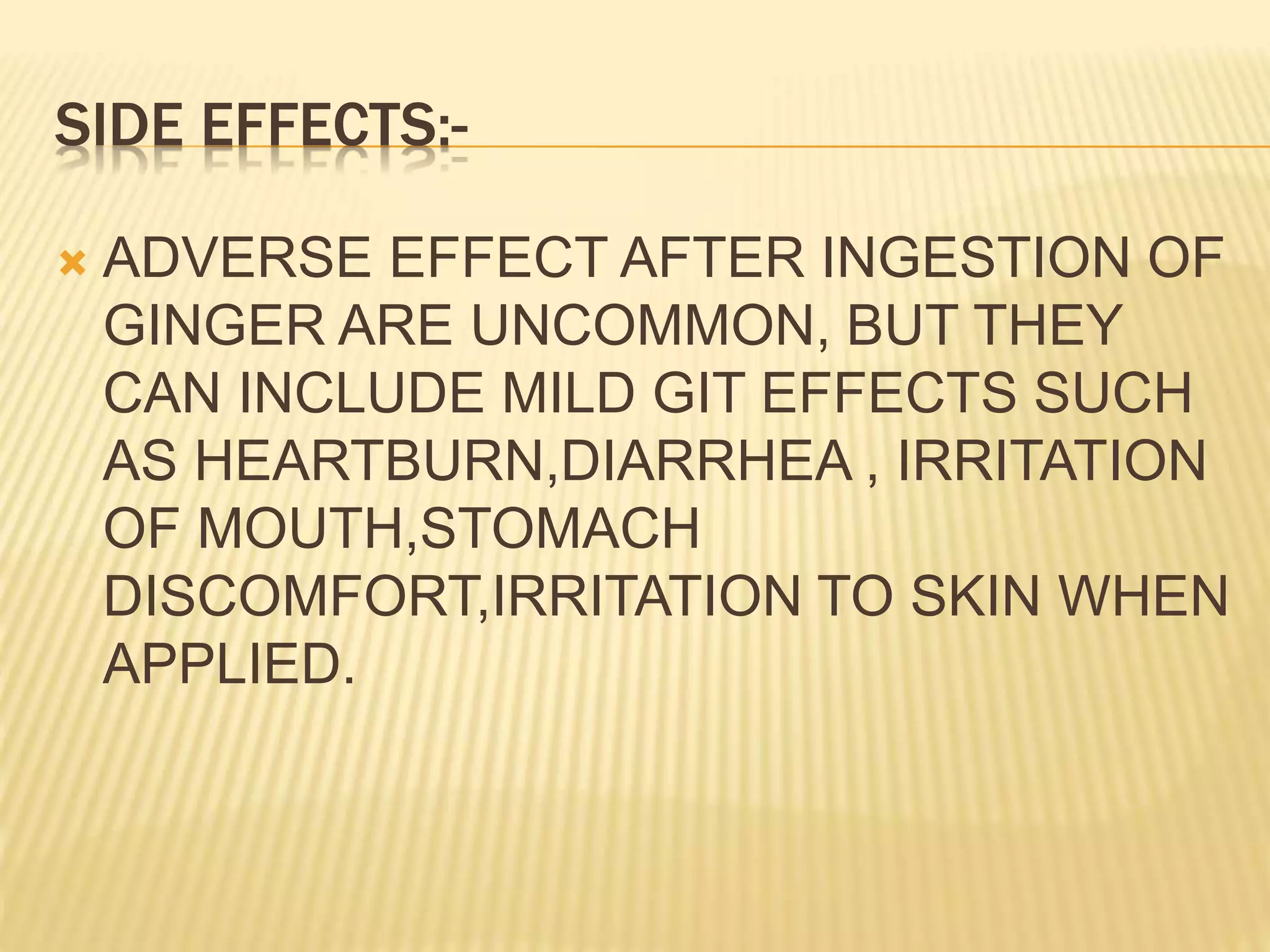 Ginger (Zingiber officinale) | PPTX