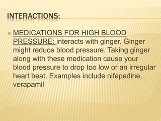 Ginger (Zingiber officinale) | PPTX