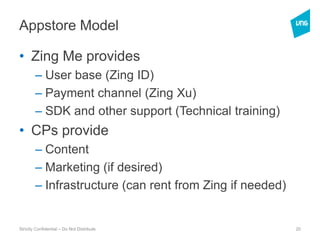 Zing Me - Open Platform Introduction | PPTX