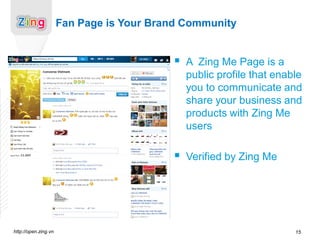 Zing me overview | PDF