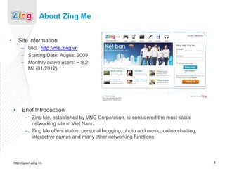 Zing me overview | PDF