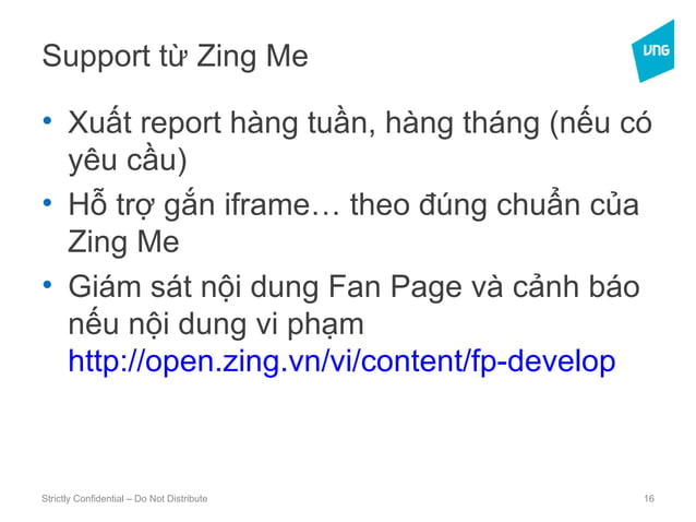 Zingme fanpage guideline | PPT