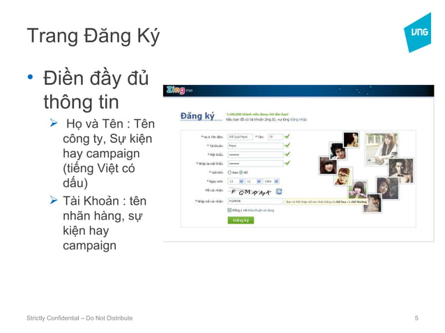 [Zing Me] Hướng dẫn tạo Fanpage trên Zing Me | PPT