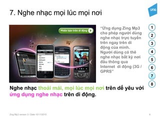 Zing mp3 version 3 | PPTX