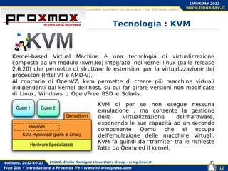 Linuxday 2012 : Introduzione a Proxmox Ve | PDF