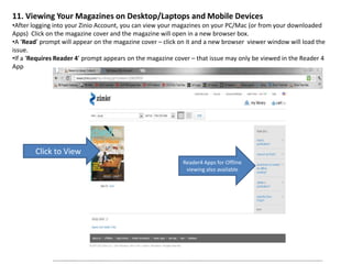 Zinio library patron guide sep2012 | PPT