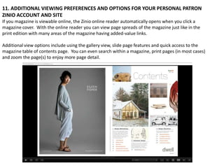 Zinio library patron guide sep2012 | PPT