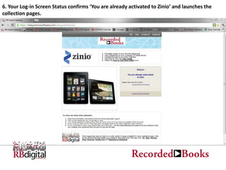 Zinio library patron guide sep2012 | PPT