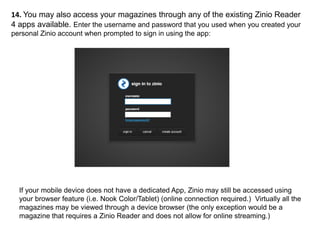 Zinio library user guide 2013 | PPT | Free Download