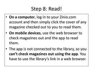 Zinio Presentation | PPTX