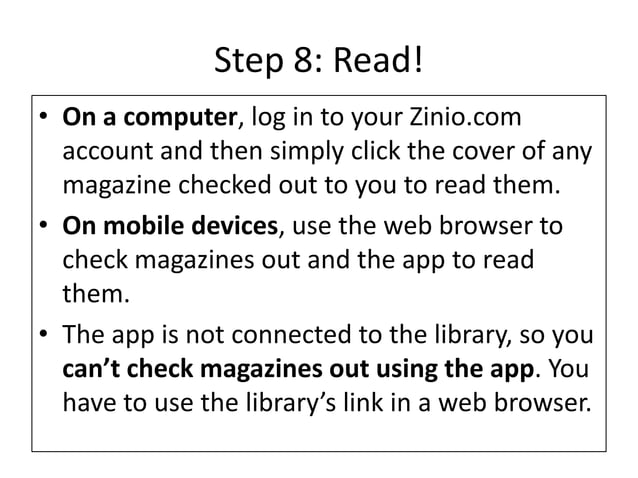 Zinio Presentation | PPT