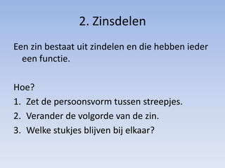 Zinsdelen | PPTX