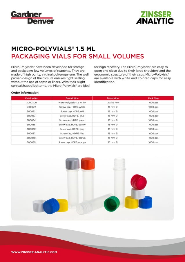 Zinsser Analytic Micro-Polyvials | PDF