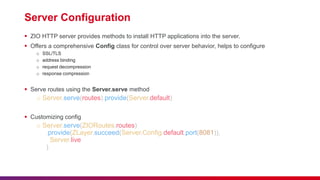 ZIO Http A Functional Approach to Scalable and Type-Safe Web Development | PPTX
