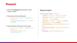 ZIO Http A Functional Approach to Scalable and Type-Safe Web Development | PPTX