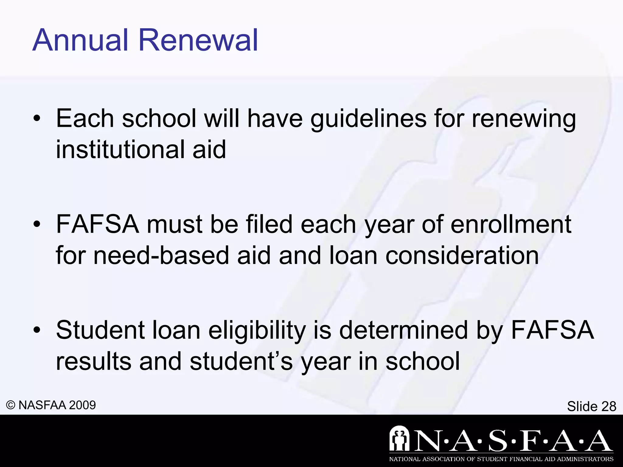 Zion Benton Financial Aid | PPTX