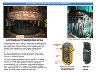 Zion Station Reactor Vessel Segmentation Presentation 19 pgs | PDF