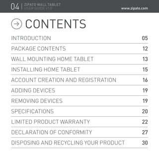 Tablet with wall holder user manual | PDF