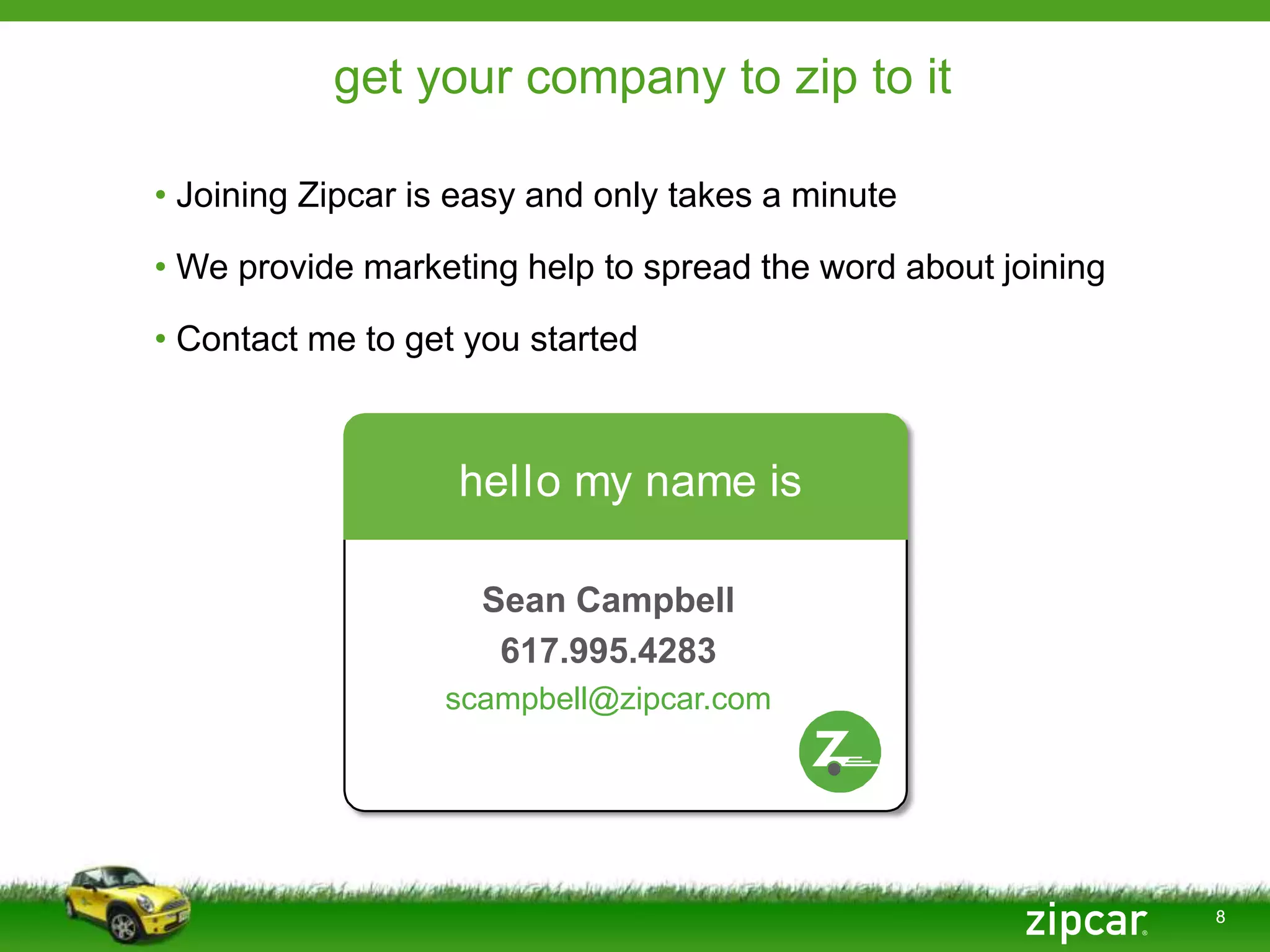 Zipcar 101 | PPT