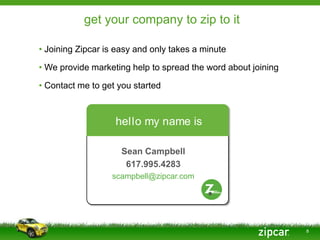 Zipcar 101 | PPT