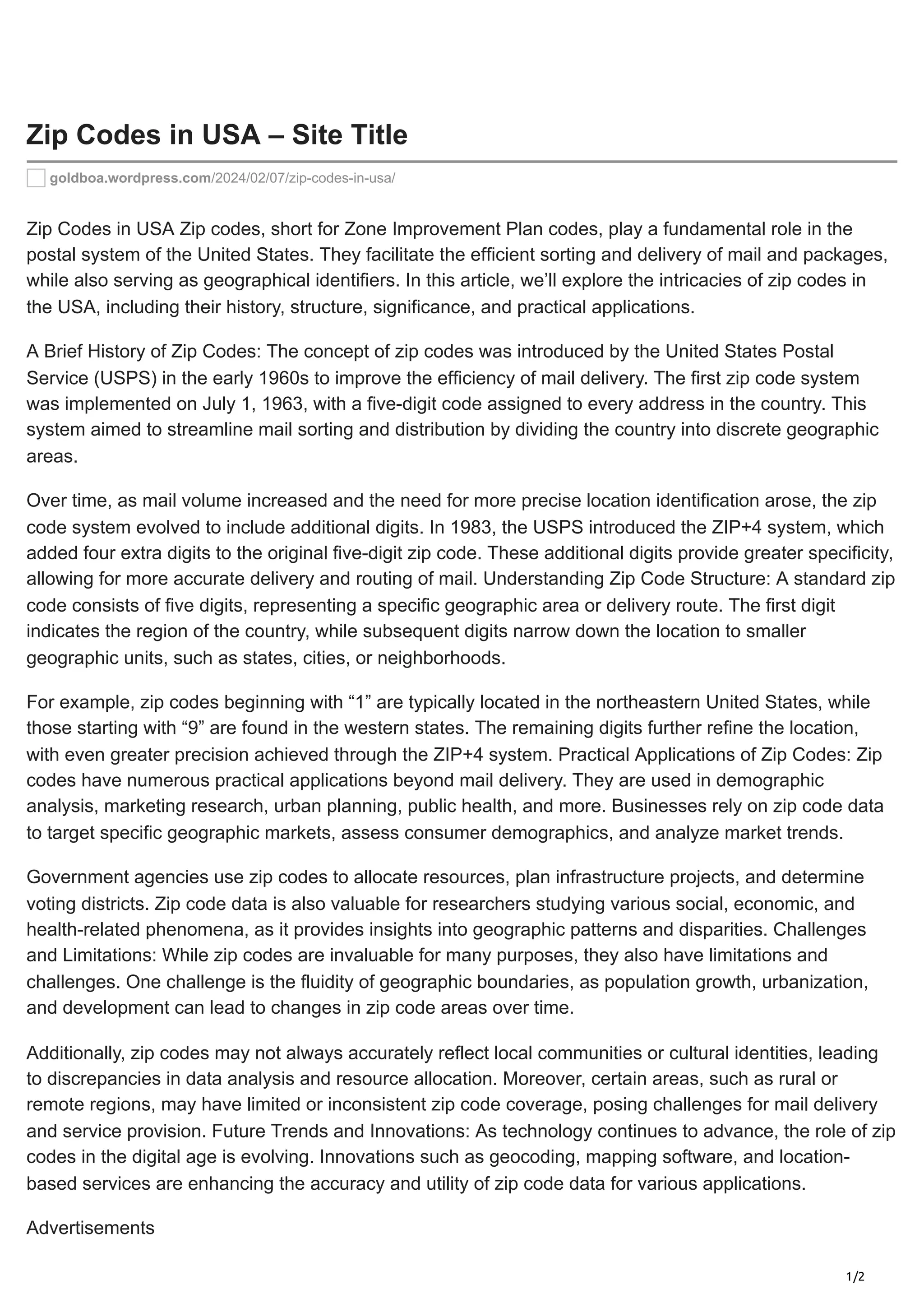 Zip Codes in USA.pdf Zip Codes in USA Zip Codes in USA | PDF