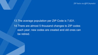15 facts you probably didn't know about ZIP codes | PPT