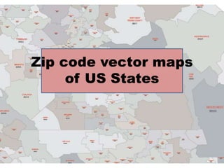 Zip code vector maps | PPTX