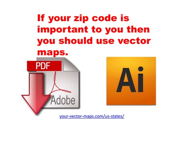 Zip code vector maps | PPT