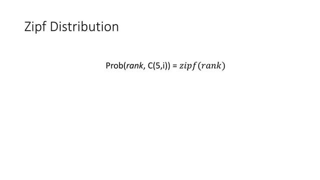 Zipf distribution | PPTX