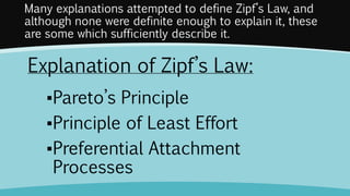Zipf law | PPT