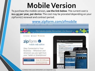 zipForm(r) Plus Class Slides for CBH | PPT