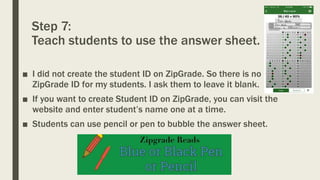 Save Time Use ZipGgrade | PPTX