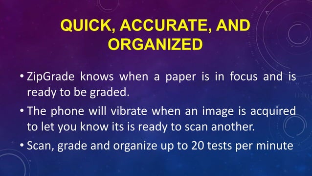 ZIpGrade.pptx | Educational Assessment | Education