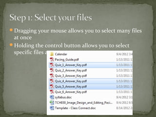 Zipping files | PPT