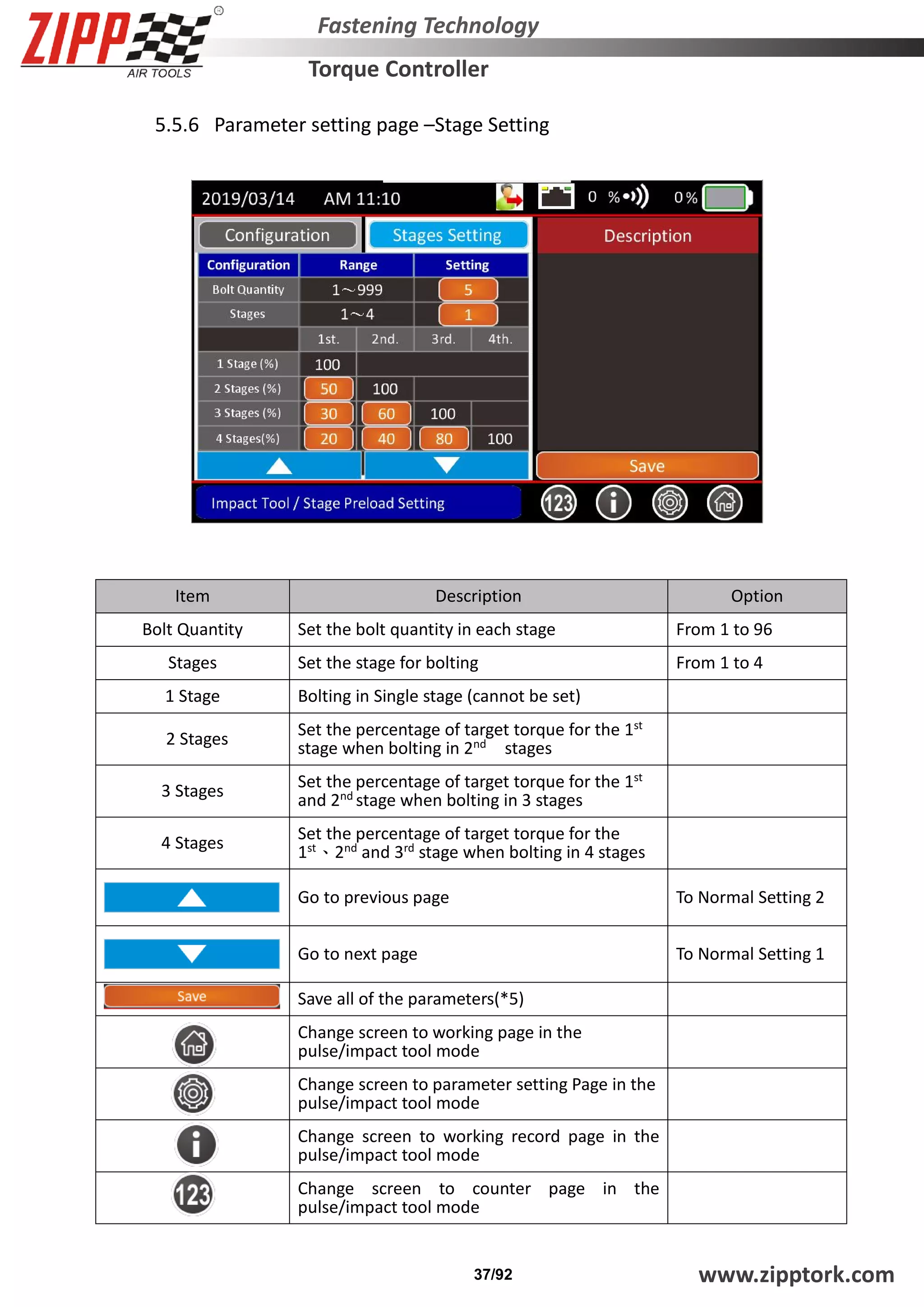 ZIPP torque controller operational manual | PDF