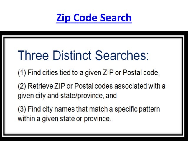 Zip Code Search | Zip Code Lookup | Zip Code Finder in US | Melissa Data