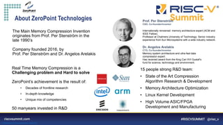 Ziptillion boosting RISC-V with an efficient and os transparent memory compression system | PPTX