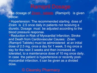 Ziram (Ramipril Tablets) | ODP