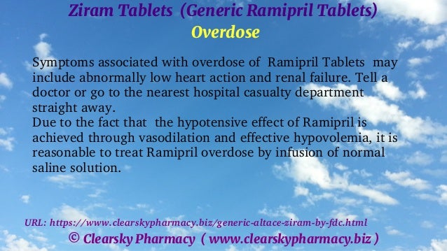 Ziram Tablets (Generic Ramipril Tablets) | PDF | Heart and ...