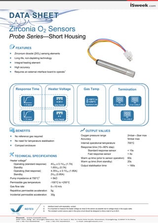 Zirconia oxygen sensors (zirconia o2 sensor) o2 s-t2 o2s-fr-t2 | PDF