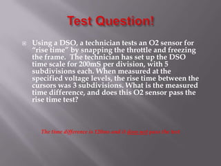 VVC AUTO 85.5 - Smog Technician - Level 1 - Zirconium o2 sensor_testing ...